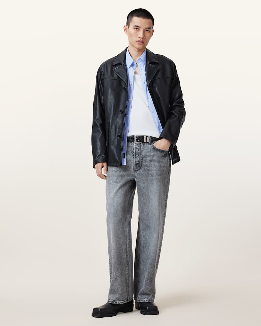 Marcel Long Sleeve Shirt WILLOW BLUE | ALLSAINTS